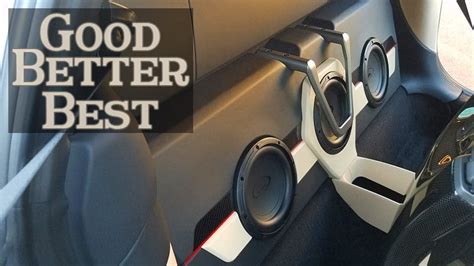Car Audio Installation The Good Better Best Approach