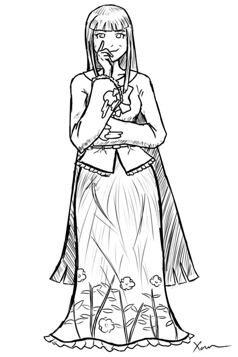 Kaguya Sketch By Xar Ggothua On Deviantart