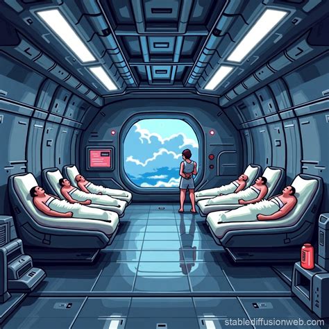 Pixel Art Spaceship Interior Stable Diffusion Online