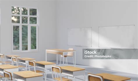 Generic Classroom Of Elementary Or Middle School Offline Studying 3d