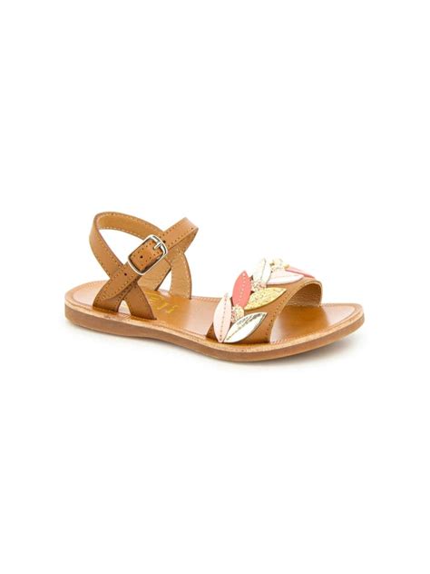 Pom Dapi Plagette Ferns Leather Sandals Brown Farfetch Uk