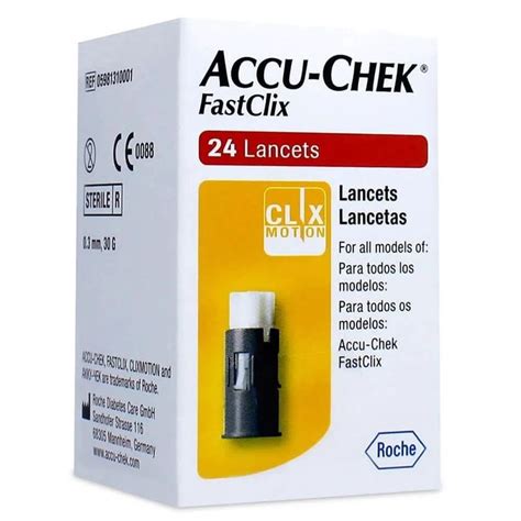 Accu Chek Lancetas Fastclix 24und Alexfarma
