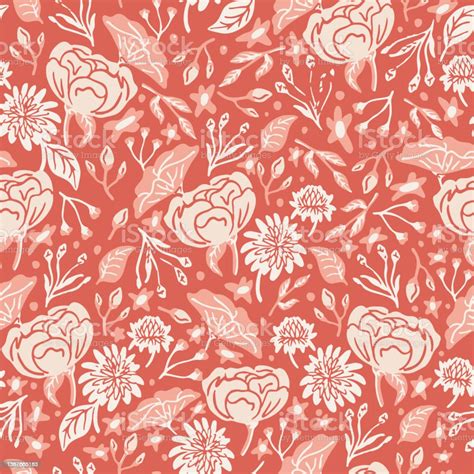 벡터 레트로 컬러 플라워 일러스트 스원스 반복 패턴 패션과 가정 및 주방 장식 프린트 패브릭 디지털 아트워크 0명에 대한 스톡 벡터 아트 및 기타 이미지 Istock