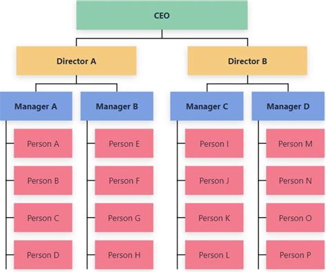Organizational Chart Flowchart Examples E Chart Template