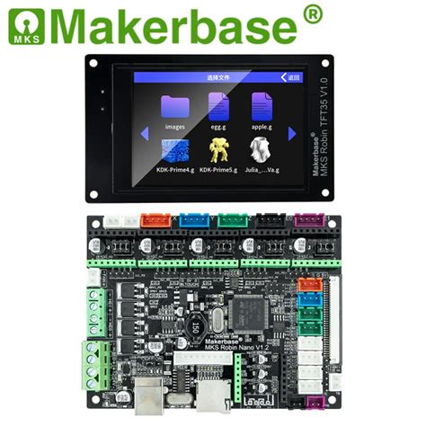 Makerbase Mks Robin Nano V1 2 32bit Control Board 3d Printer Parts Support Marlin2 0 3 5 Tft
