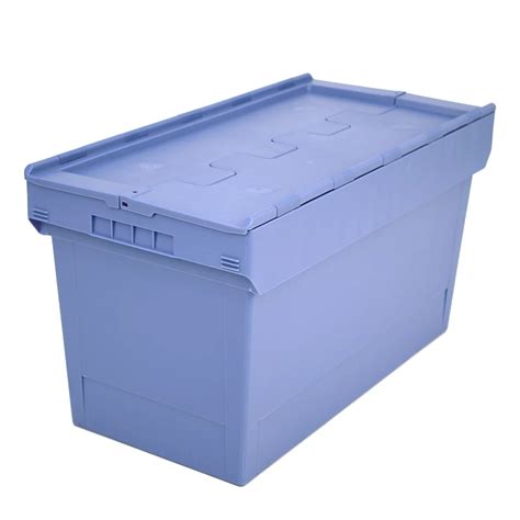 Reusable Stacking Container With Folding Lid Bito Capacity 100 L Kaiserkraft