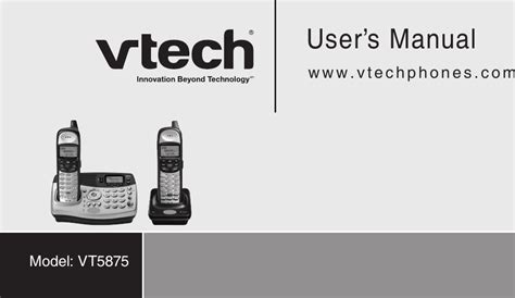 Vtech Vt5875 Users Manual