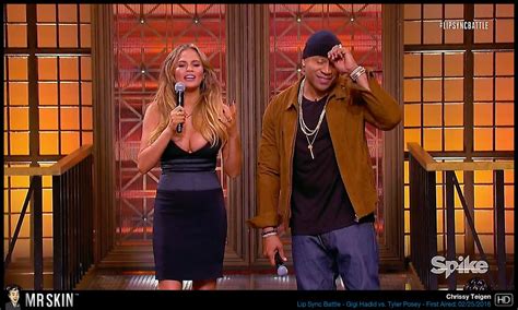 Naked Chrissy Teigen In Lip Sync Battle