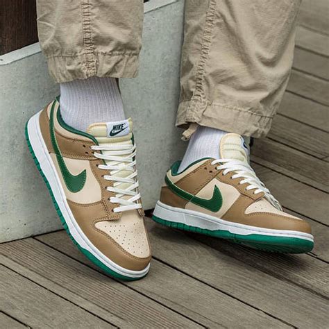 Купить Мужские кроссовки Nike SB Dunk Beige Green Кеды Найк СБ Данк ...
