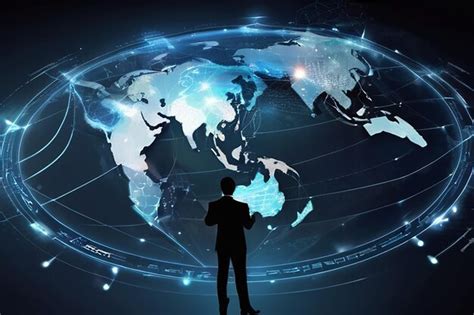 Premium Ai Image Global Communication Network Concept Digital Transformation