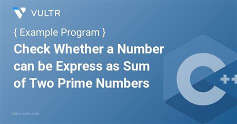c program to check whether a number can be express as sum of two