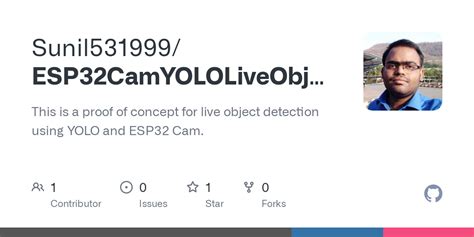 GitHub Sunil ESP CamYOLOLiveObjectDetection This Is A Proof Of Concept For Live Object
