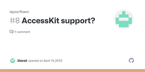 accesskit support · issue 8 · lapce floem · github