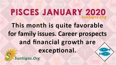 Pisces January 2020 Monthly Horoscope Predictions Sunsignsorg