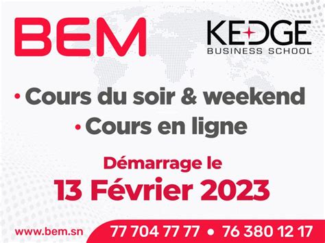 Bem Management School Rentrée Formation Formationcontinue Bem Dakar
