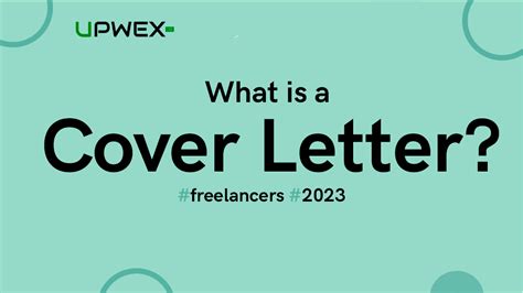 What Is A Cover Letter In Upwork