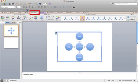 Apply SmartArt Styles In PowerPoint 2011 For Mac PowerPoint Tutorials