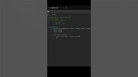 Day18 Leetcode Problem Intersection Of Two Linked Lists Youtube