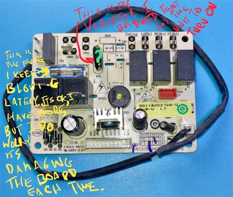 Pcb Why Would Bridging A Varistor With The Multimeter Leads On Any