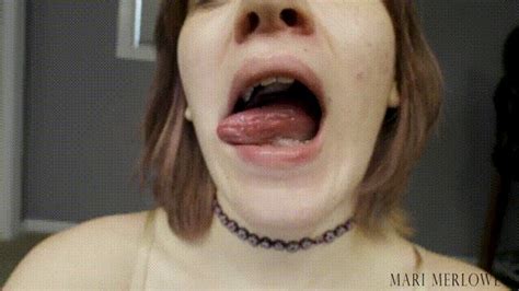 Mouth Fetish Teeth Lips Tongue Mari Merlowe 4k Hd Mari Merlowe