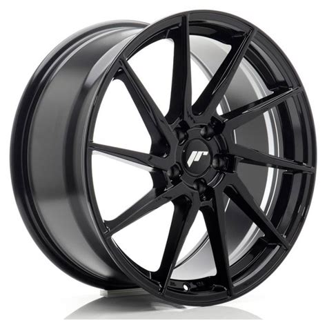 Japan Racing Jr Wheels Jr36 19x85 Et45 5x112 Gloss Black Alloy Wheels