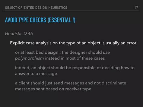 Object Oriented Design Heuristics Ppt