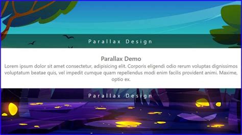 Parallax Scrolling Website Html Css Responsive Source Code Is Free