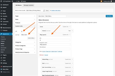 Create Drop Down Menu Item That Doesnt Link Knowledge Base