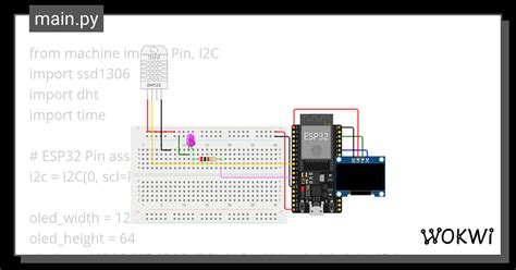 Hiển Thị Ra Oled độ ẩm Nhiệt độ Copy Wokwi Esp32 Stm32 Arduino