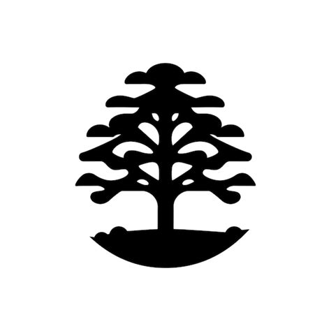 Premium Vector Juniper Forest Tree Icon