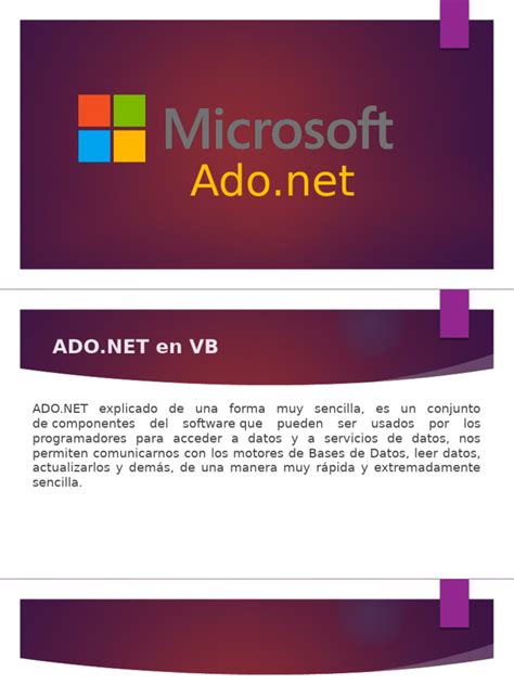 Introduccion A Pdf Active X Data Objects Servidor Sql De Microsoft