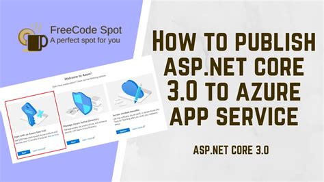 How To Publish Asp Net Core In Azure App Service
