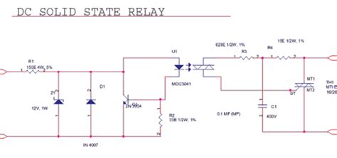 Ac Ac Ssr Solid State Relay Electronics Circuits