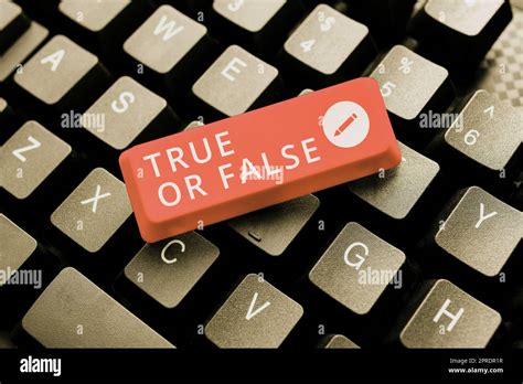 Handwriting Text True Or False Conceptual Photo Decide Between A Fact Or Telling A Lie Doubt