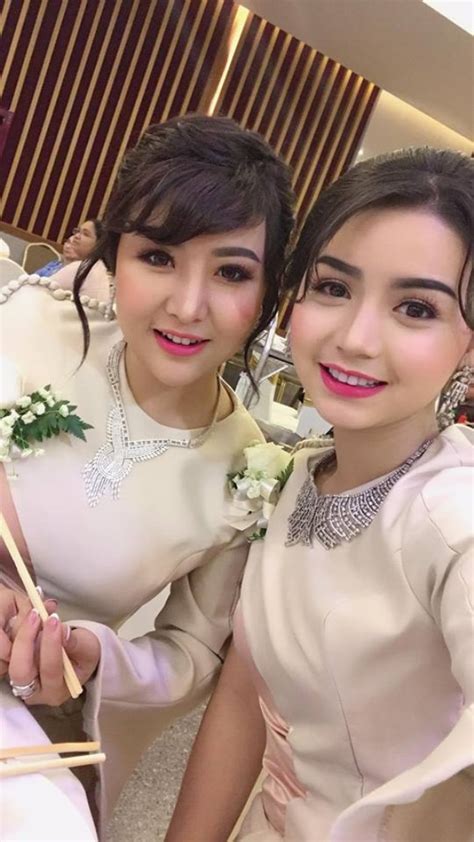 မင်္ဂလာပွဲမှာ အတူတွေ့ရတဲ့ မင်းသမီးချောလေး လေးယောက် Myanmarload