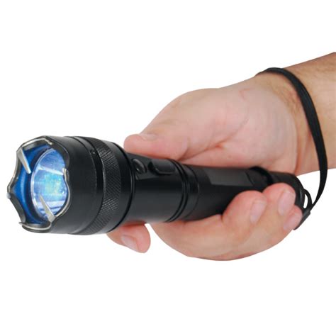 Safety Technology Shorty Flashlight Stun Gun 75000000 V