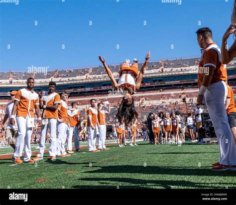 September 25 A Cheerleader Of The Texas Longhorns In Action Vs The