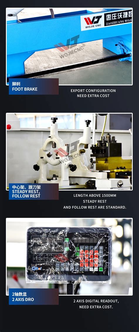 Conventional Lathe Machine Ca6166 Precision And Durability