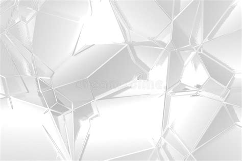 Abstract White Geometric Patterns Create A Visually Striking Background Texture In Modern Design