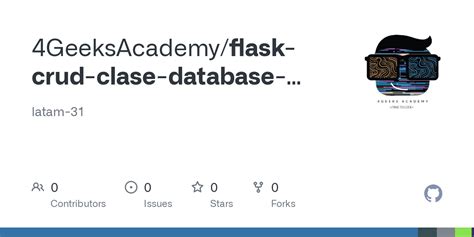 Github 4geeksacademyflask Crud Clase Database Ejemplo Instagram