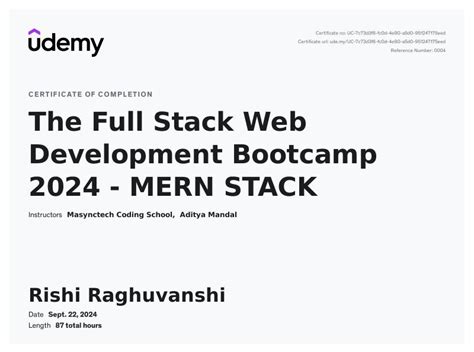 rishi raghuvanshi on linkedin fullstackdevelopment webdevelopment udemy continuouslearning…