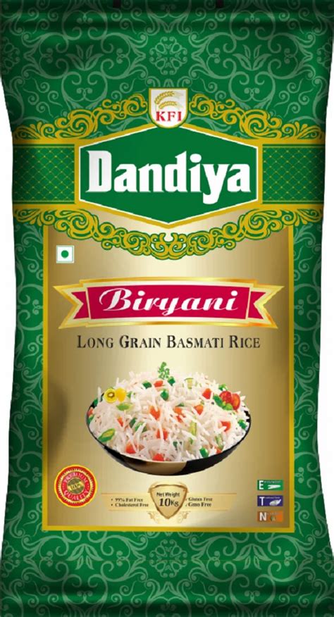 Dandiya Biryani Long Grain Basmati Rice 10 Kg At Rs 68kg In New Delhi