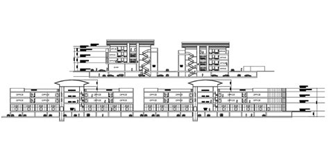 Office Building Section Plan