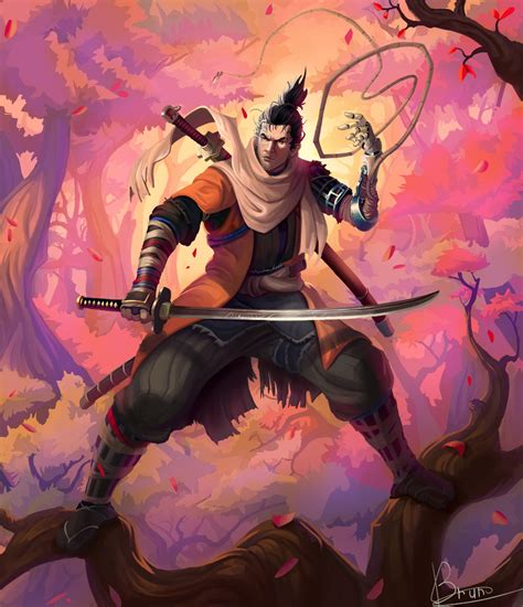 Artstation Sekiro Fanart Bruno Freitas Fan Art Dark Souls