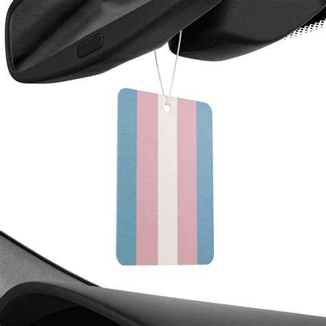 Transgender Trans Pride Flag Car Air Freshener Pride Car Accessory