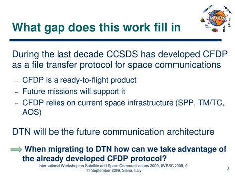Ppt Evaluation Of Ccsds File Delivery Protocol Over Delay Tolerant