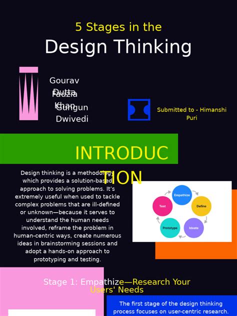 Design Thinking Pdf Design Thinking Prototype