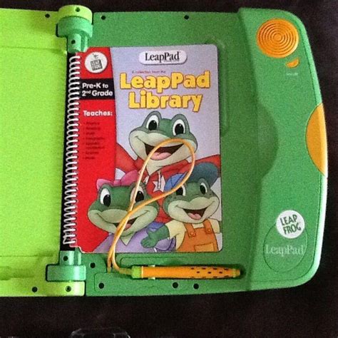Leap Frog Leappad Green Orange Learning System 30004 Euc W Leap And The