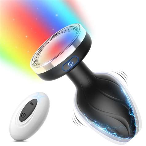 Ingrid Led Butt Plug 10 Vibration Mode Anal Plug 10 Colorful Light Por