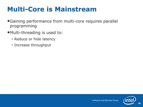Ppt Intel ® Threading Building Blocks Powerpoint Presentation Free